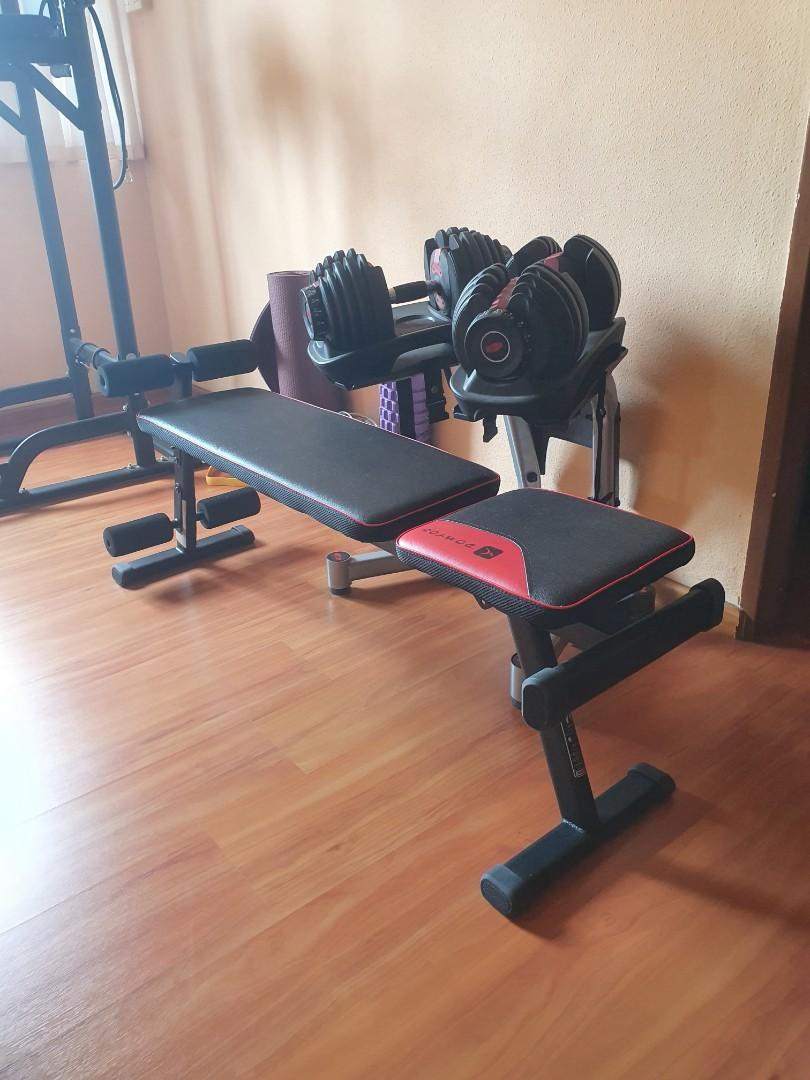 Decathalon gym bench domyos 500, Sports Equipment, Exercise & Fitness ...