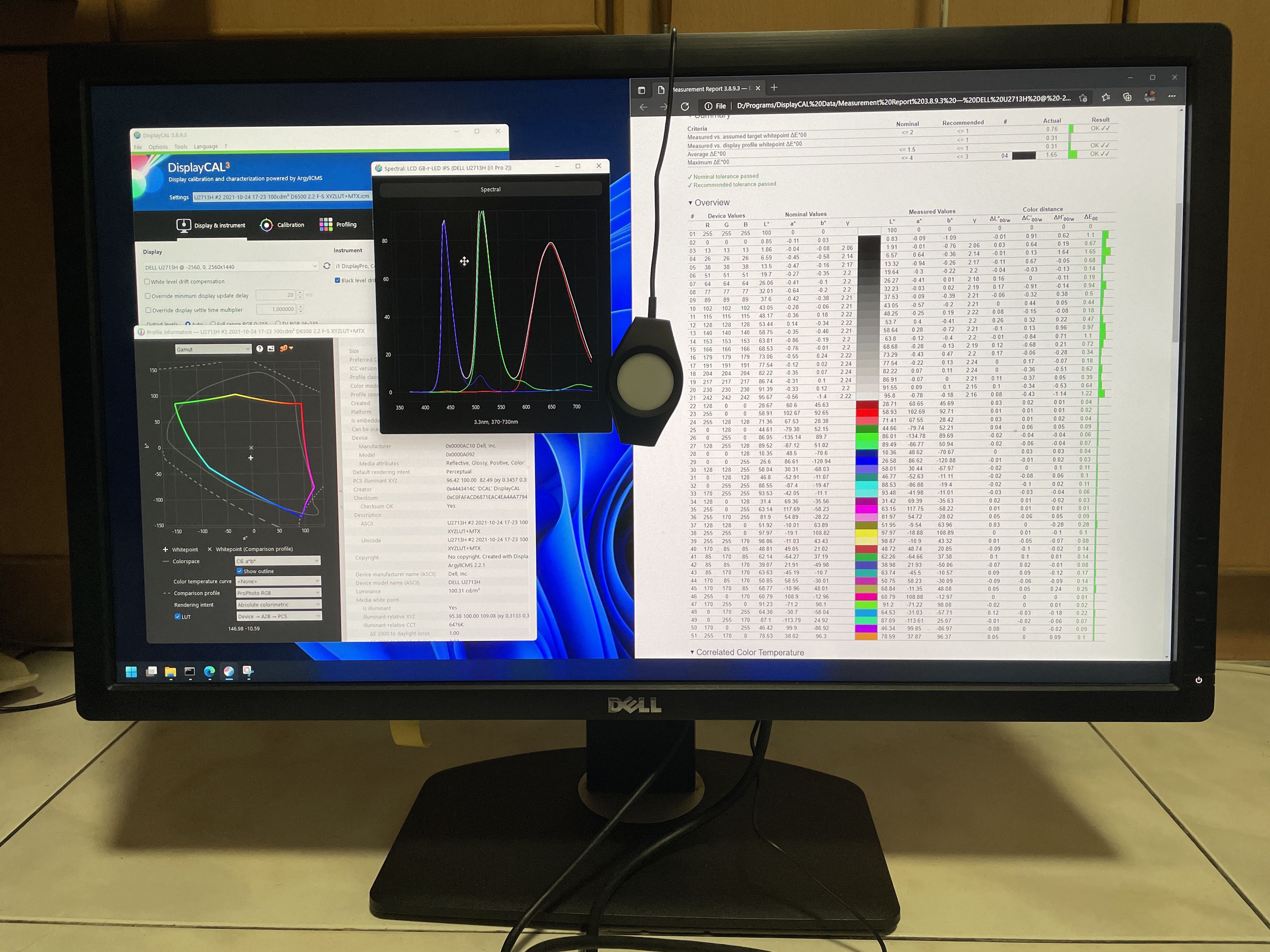 DELL UP2713H 27” Adobe RGB Photo Editing Monitor, Computers & Tech ...