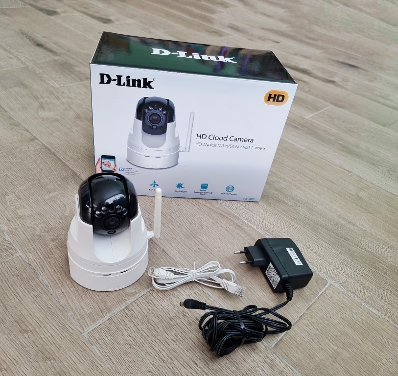 D-Link DCS-5222L HD Pan & Tilt Wi-Fi Camera (White), Photography ...