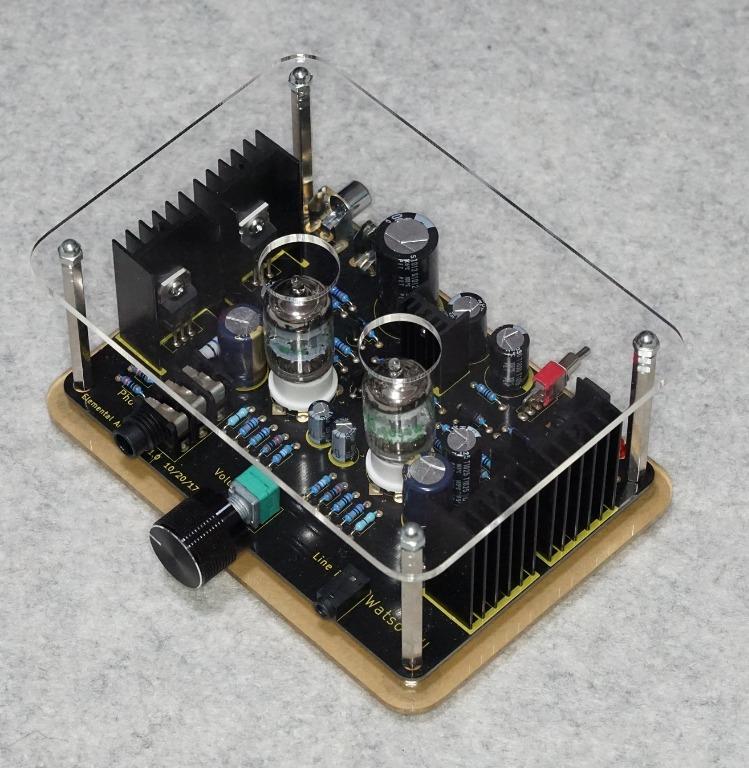 Elemental Watson II Class A Valve/MOSFET Hybrid Tube Desktop Headphone Amplifier, Audio ...