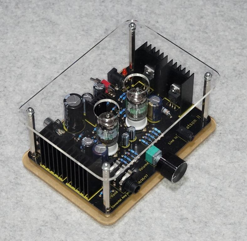 Elemental Watson II Class A Valve/MOSFET Hybrid Tube Desktop Headphone Amplifier, Audio ...