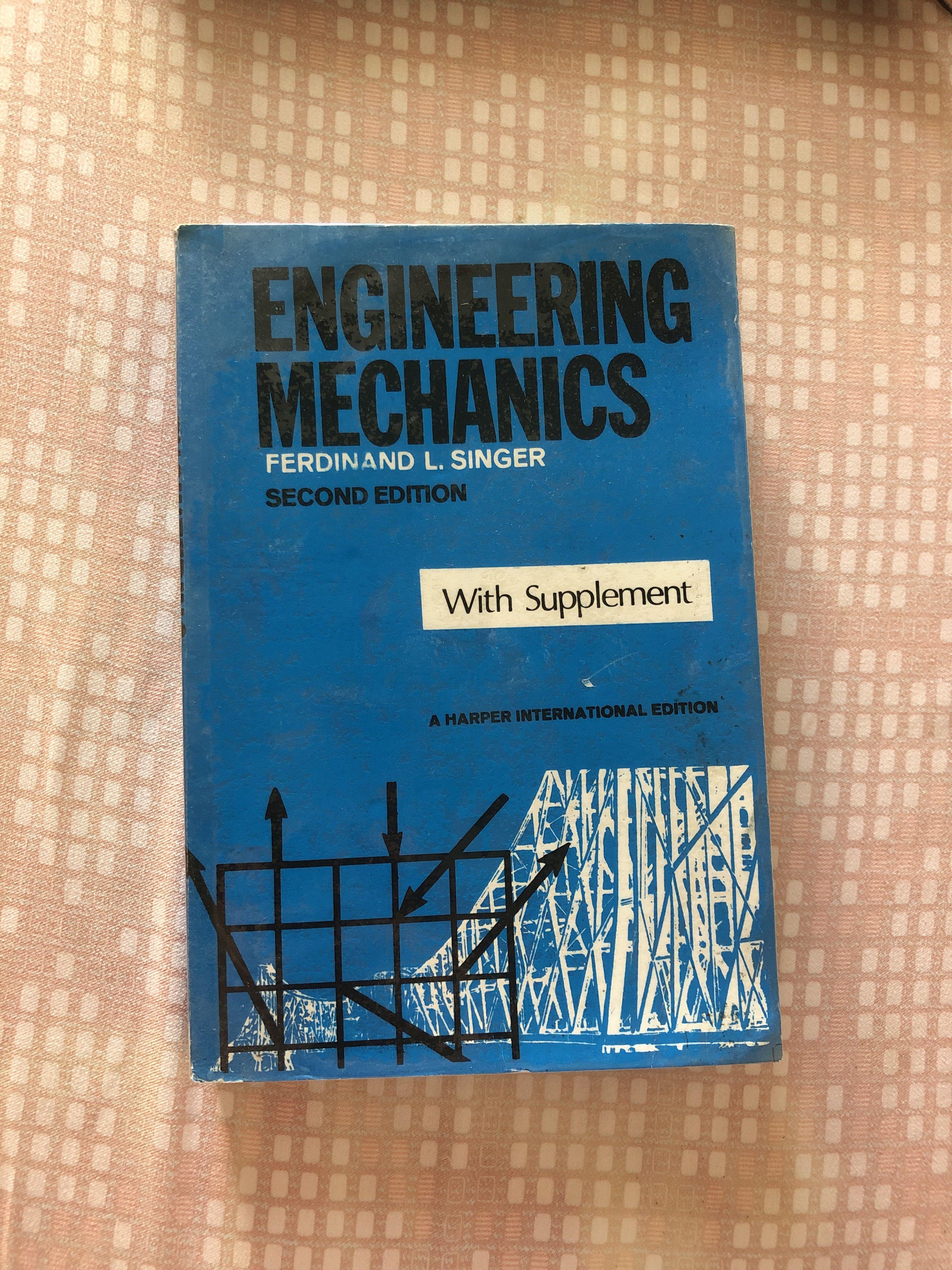 ENGINEERING MECHANICS 2nd Edition, Hobbies & Toys, Books & Magazines ...