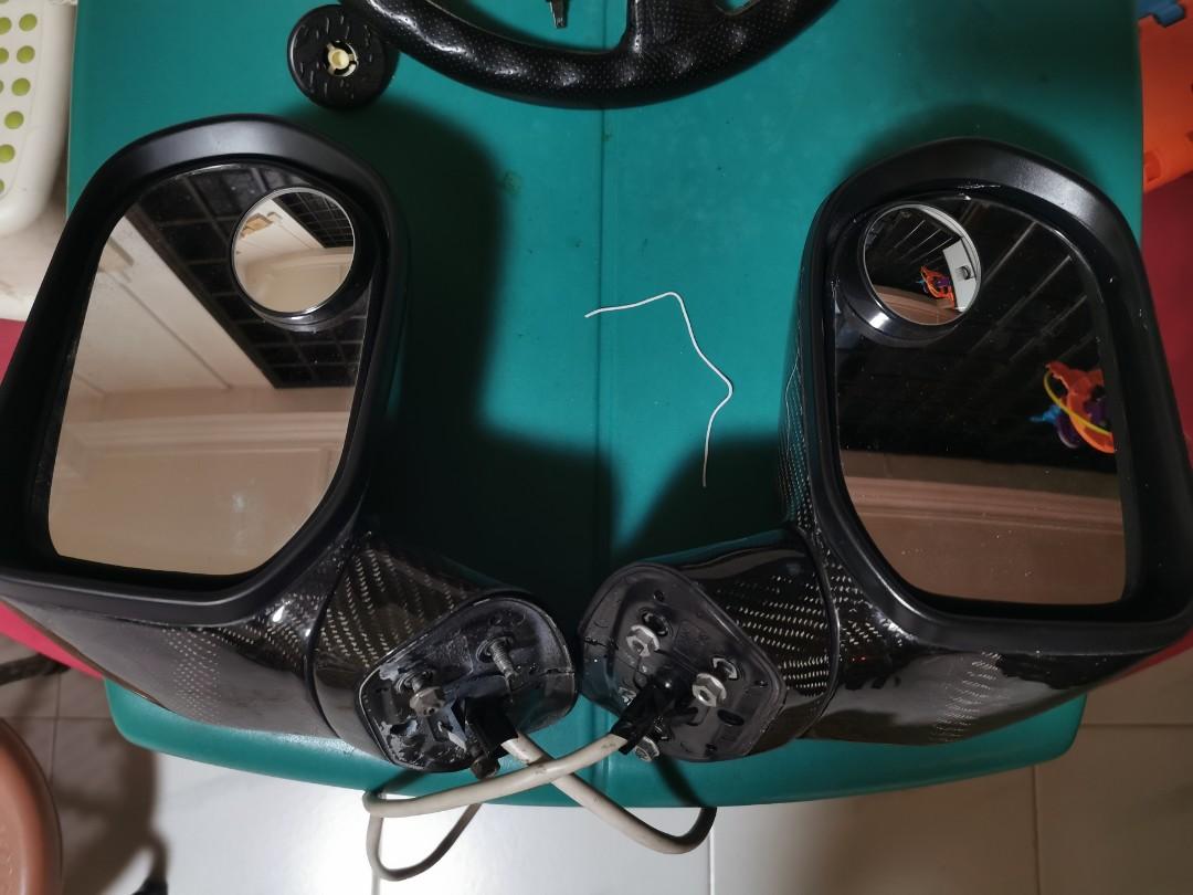 Fd2 wing mirror ( CF), Car Accessories, Accessories on Carousell