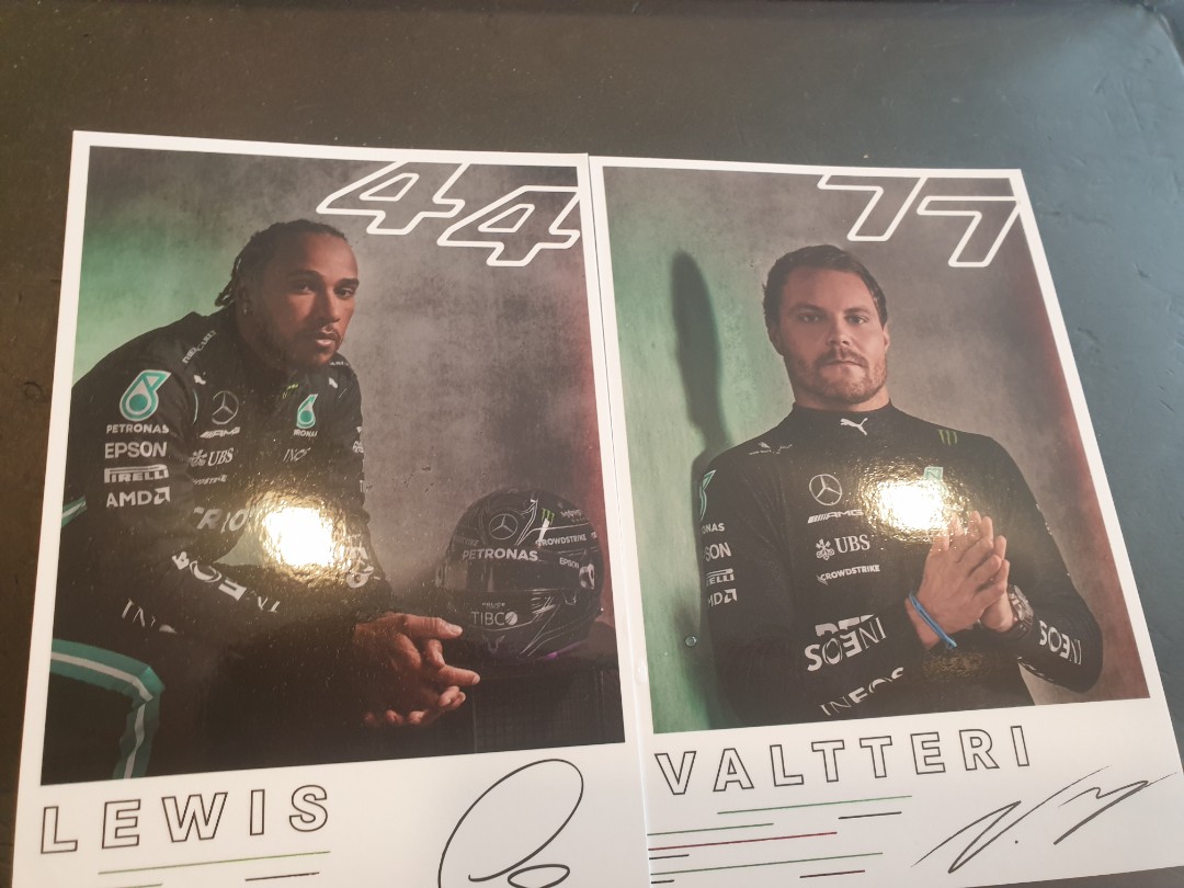 Formula 1 signed driver card // F1, Hobbies & Toys, Memorabilia ...