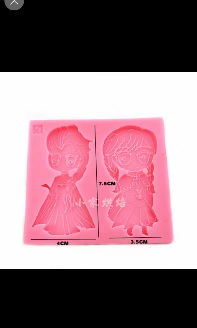 frozen elsa & anna sillicon mould, TV & Home Appliances, Kitchen ...
