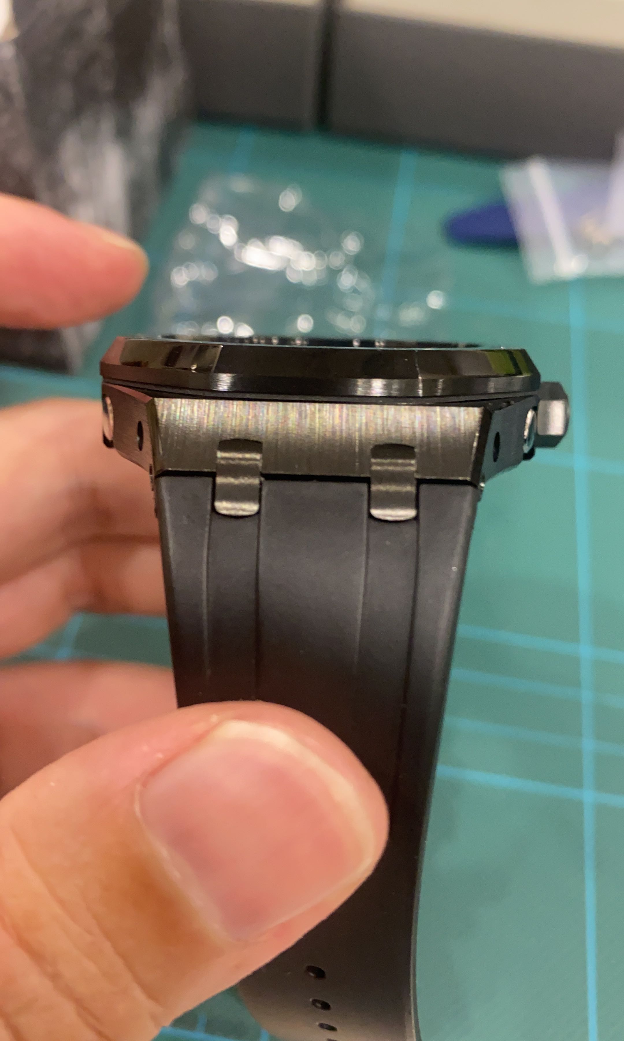 Ga2100 ga2110 diver mod case black on black ga-2100 casioak gshock ...