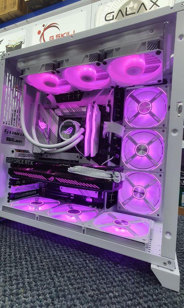 Gaming white theme PC, Computers & Tech, Desktops on Carousell