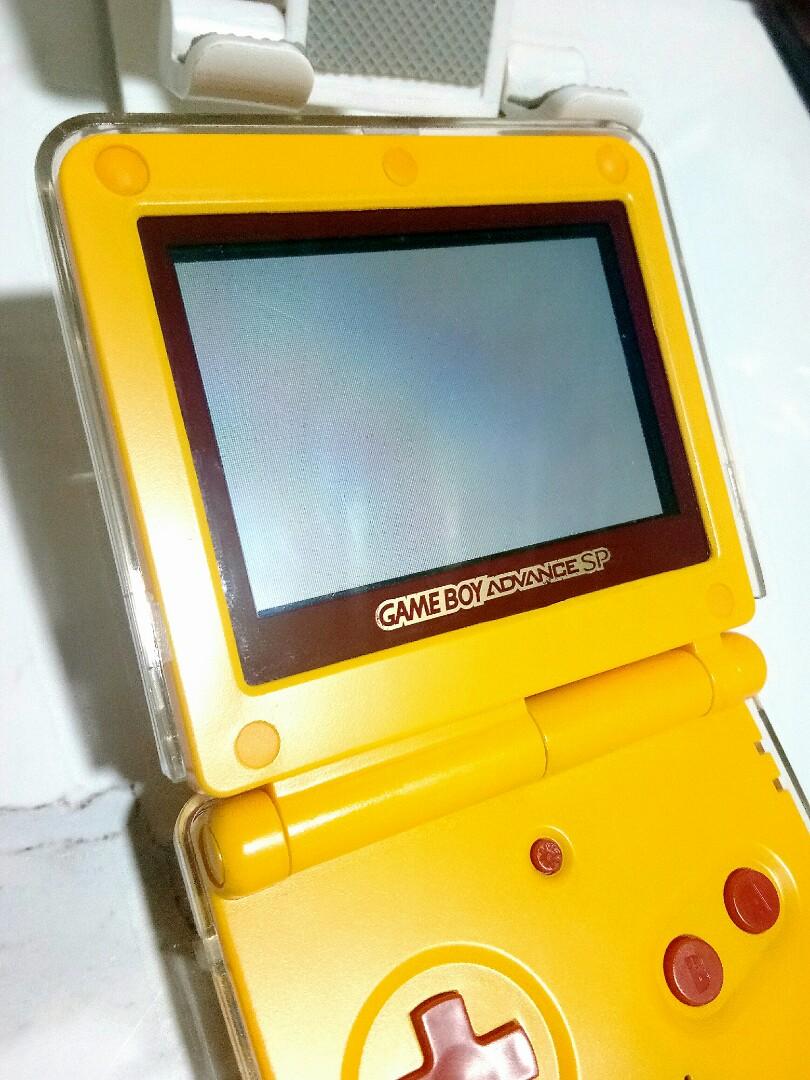 GBA SP 001 PIKACHU W POKEMON SAPPHIRE ORIG, Video Gaming, Video Game ...