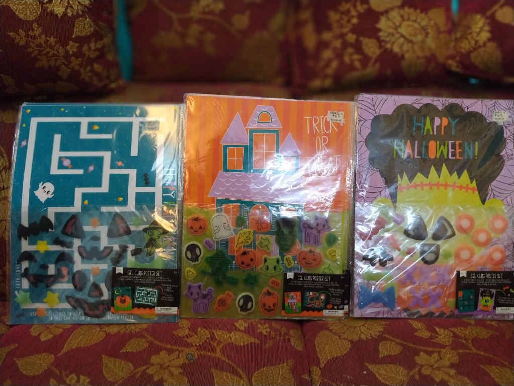 GEL CLING POSTER SET, Everything Else, Others on Carousell