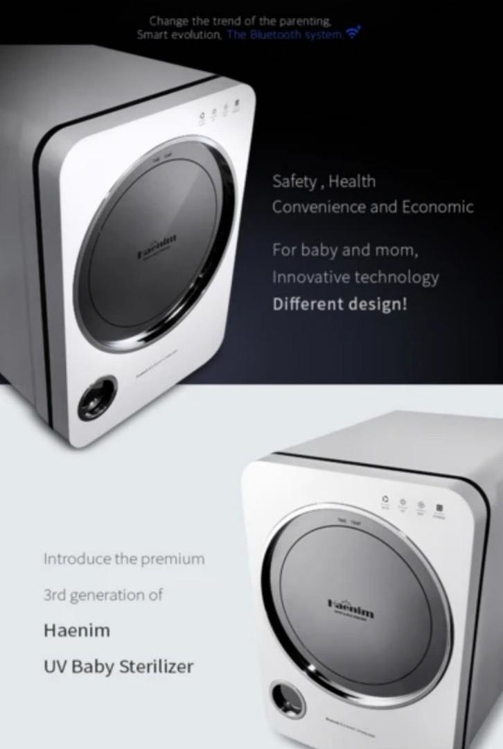 Haenim - 3rd Gen Haenim UV Sterilizer with Bluetooth 4.1, Babies & Kids ...