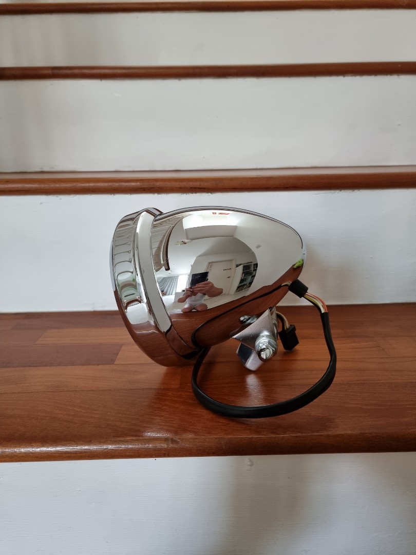 Harley Rocker C original headlamp, Motorcycles, Motorcycle Accessories ...