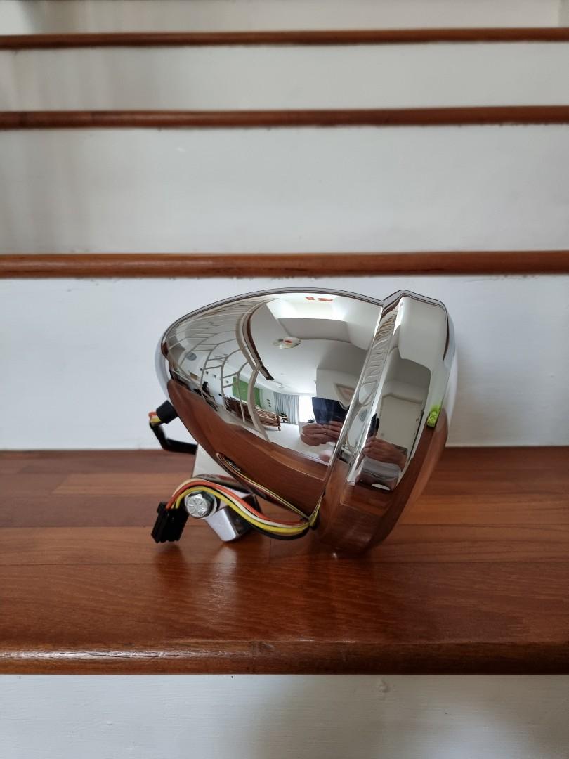 Harley Rocker C original headlamp, Motorcycles, Motorcycle Accessories ...