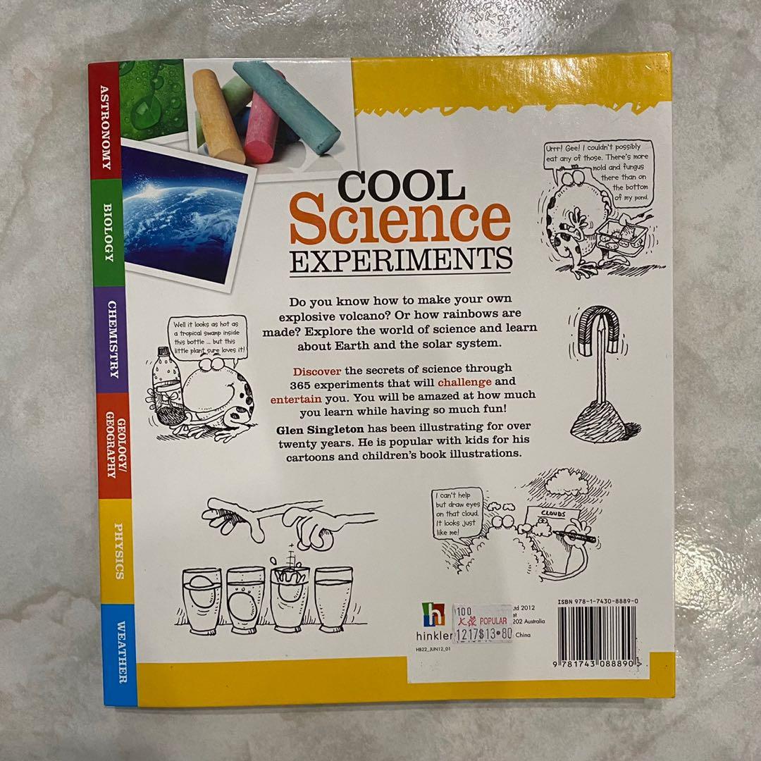 HINKLER Cool Science Experiments (Folder set), Hobbies & Toys, Books ...