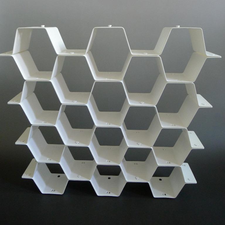 Honeycomb design display stand for small figures, Hobbies & Toys, Toys ...