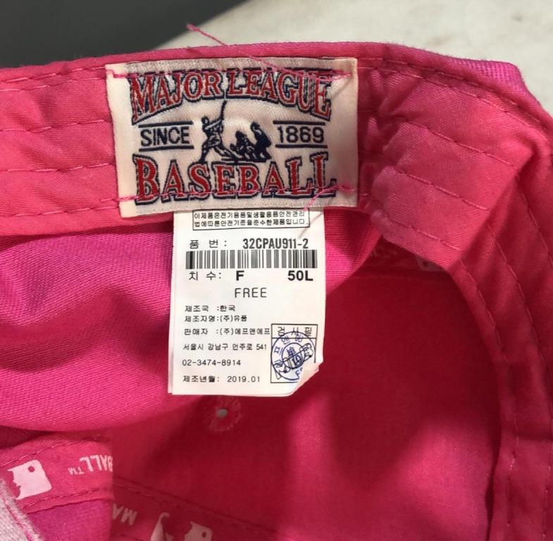 Hot Pink MLB Cap, Men's Fashion, Watches & Accessories, Caps & Hats on ...