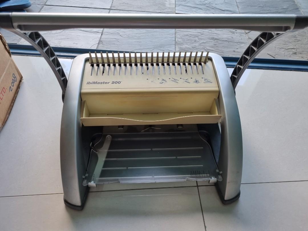IbI Master 200 binding machine & never used paper cutter, Computers ...