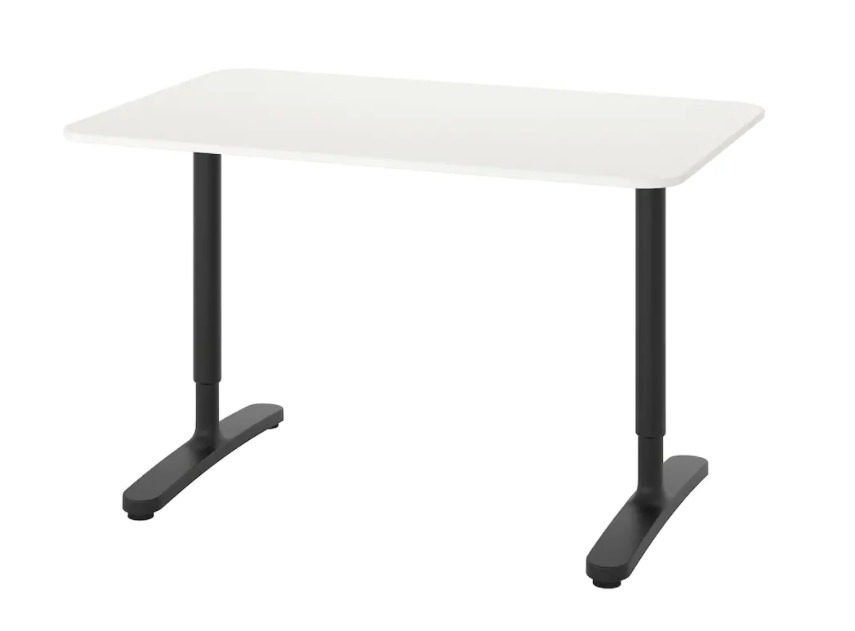Ikea Table 120 x 80 round edges in White, Furniture & Home Living ...