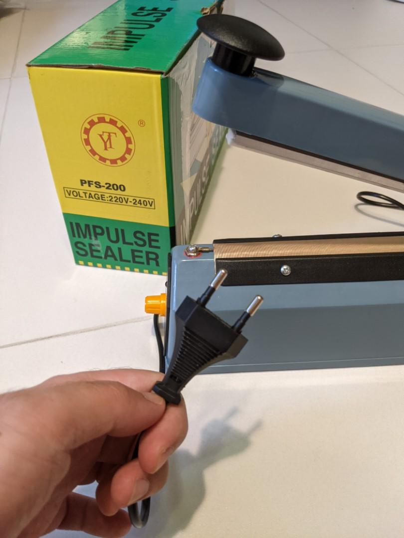 Impulse Sealer PFS-200, TV & Home Appliances, Kitchen Appliances, Other ...