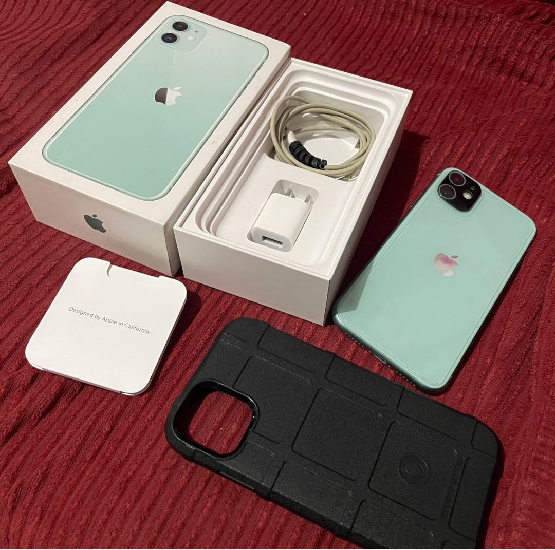 Iphone 11 Mint Green 256 GB Complete inclusions, Mobile Phones ...