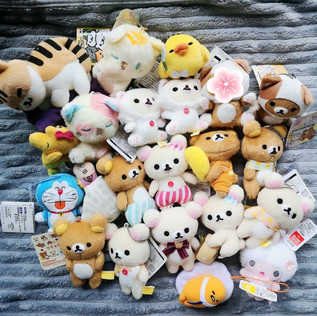 Japan claw machine soft toy plushies keychain, Hobbies & Toys, Toys ...