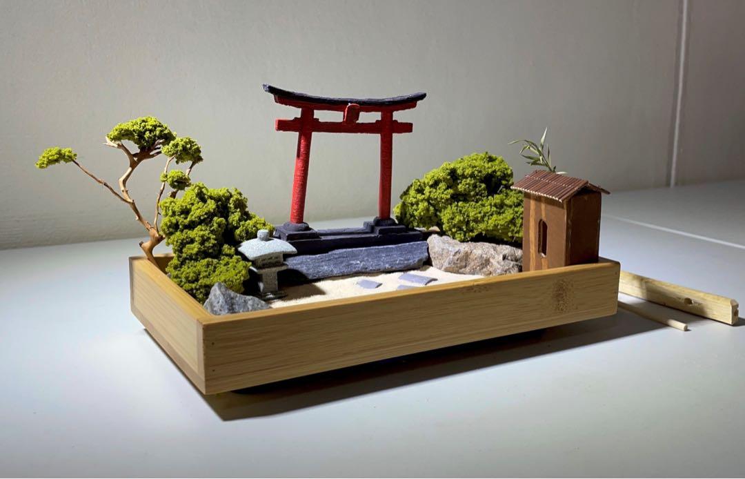 [Sold] Japanese scenery diorama - Torii gate, Hobbies & Toys ...