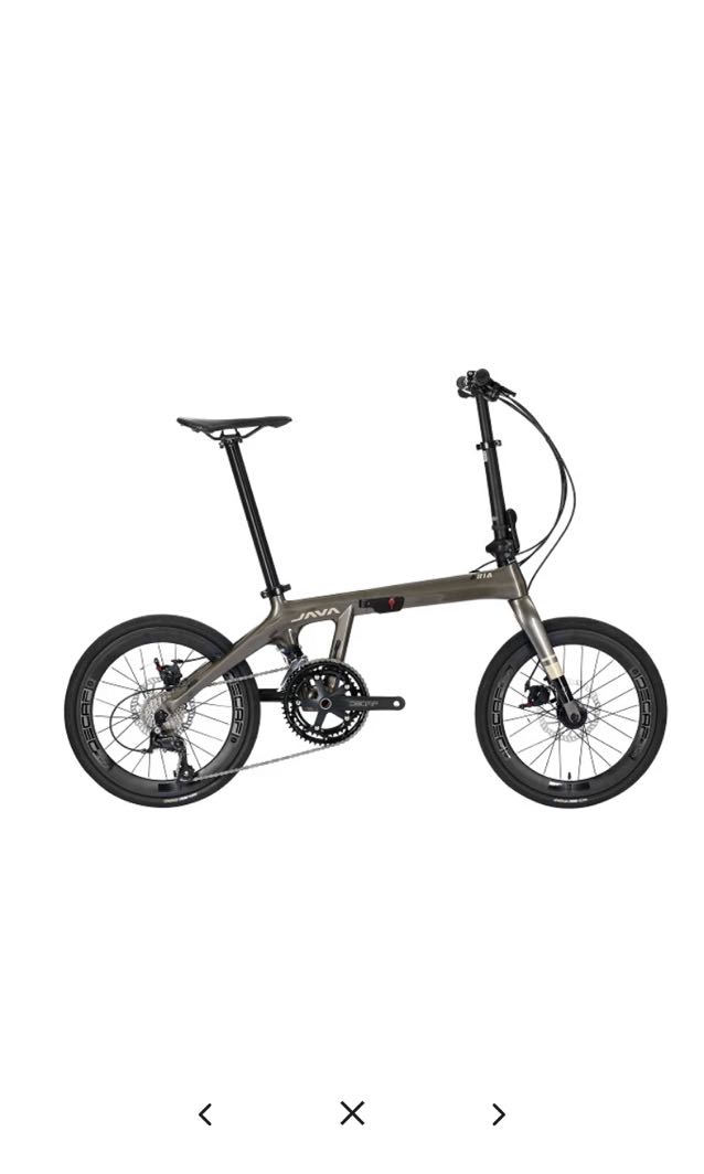 JAVA ARIA CARBON FOLDING BIKE 16s, Sports Equipment, Bicycles & Parts ...