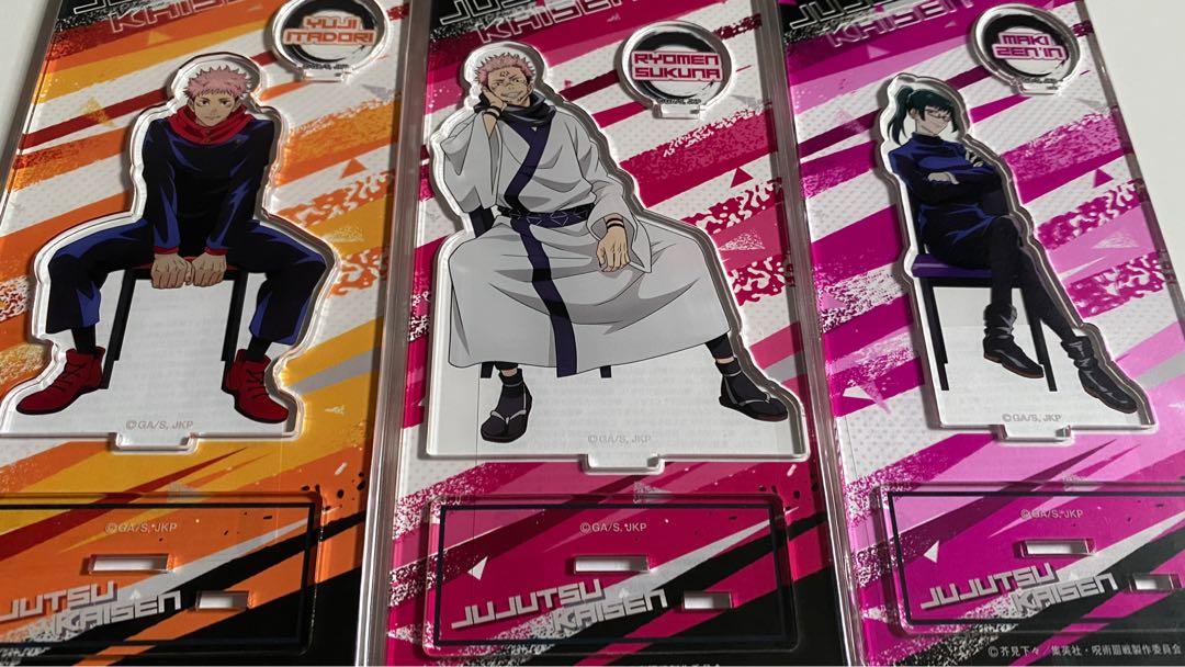 JJK JUJUTSU KAISEN CHAIR ACRYLIC STAND YUUJI ITADORI SUKUNA MAKI ZEN