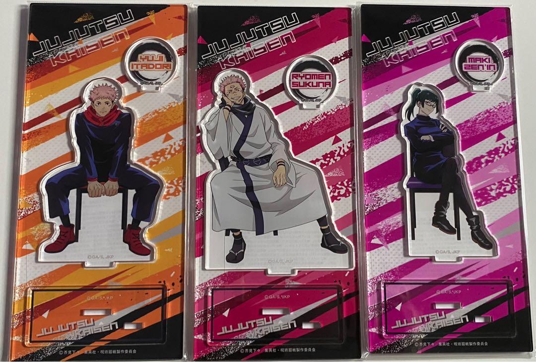 JJK JUJUTSU KAISEN CHAIR ACRYLIC STAND - YUUJI ITADORI SUKUNA MAKI ZEN ...
