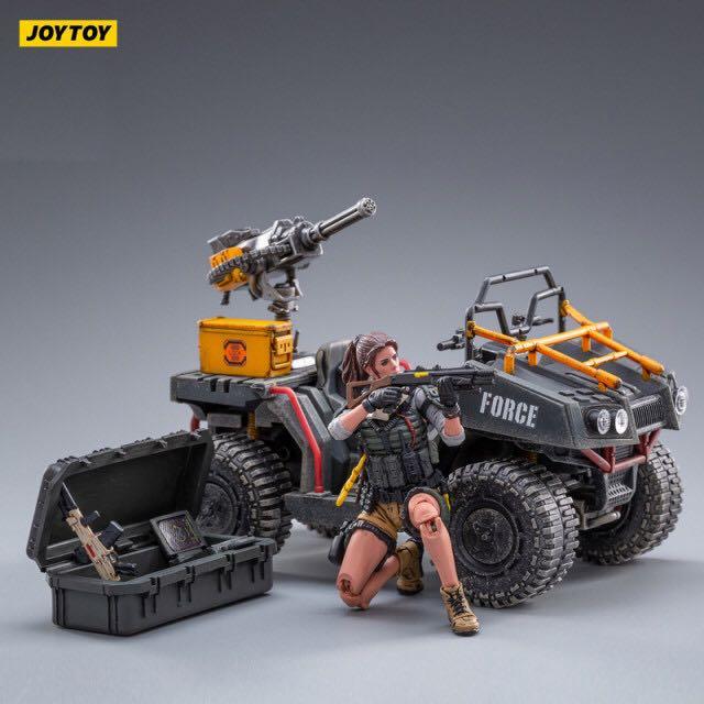 Joytoy Joy Toy - Battle for The Stars 1/18 Wildcat ATV (Grey Version ...