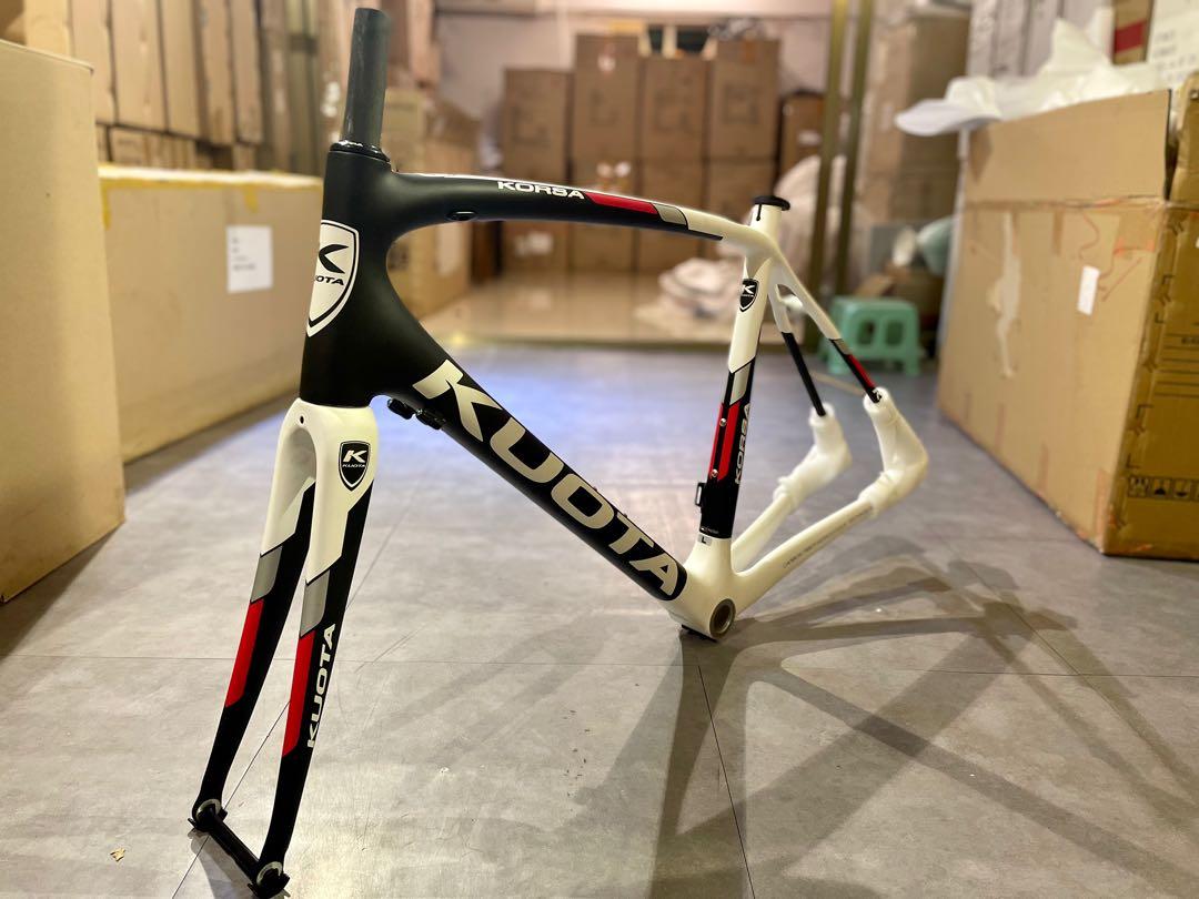Kuota korsa Carbon road bike frame庫塔碳纖維公路車架, 運動產品, 單車及配件, 單車 - Carousell
