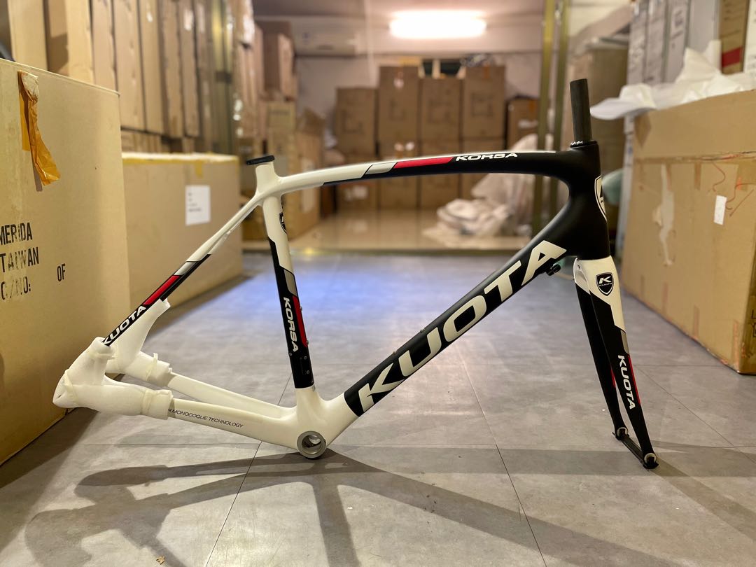 Kuota korsa Carbon road bike frame庫塔碳纖維公路車架, 運動產品, 單車及配件, 單車 - Carousell