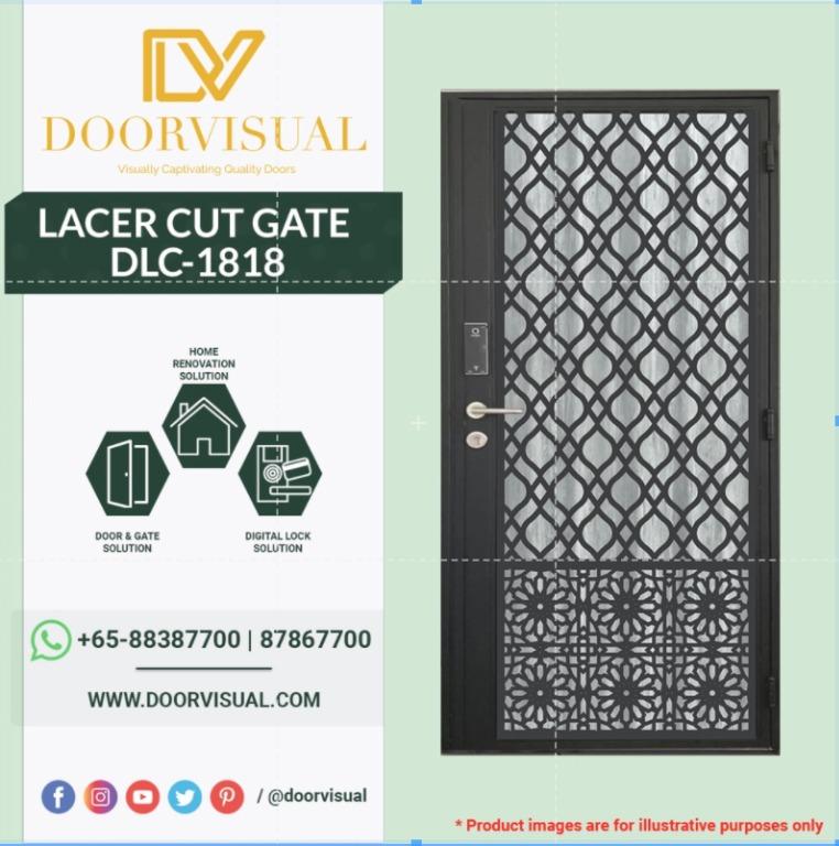 Laser Cut Gate DLC-18xx Series | Laser Cut Designer Gate For HDB ...