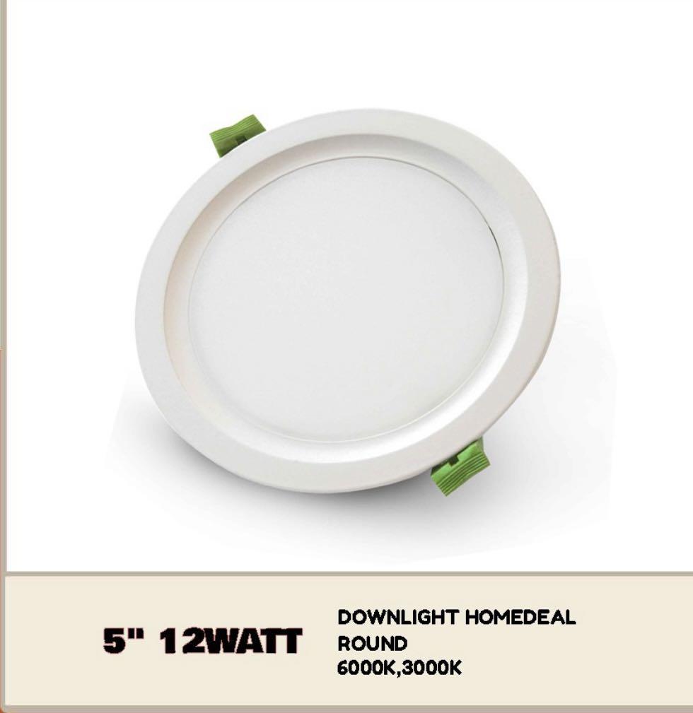 LED Downlight 200mm diameter, Furniture & Home Living, Lighting & Fans ...