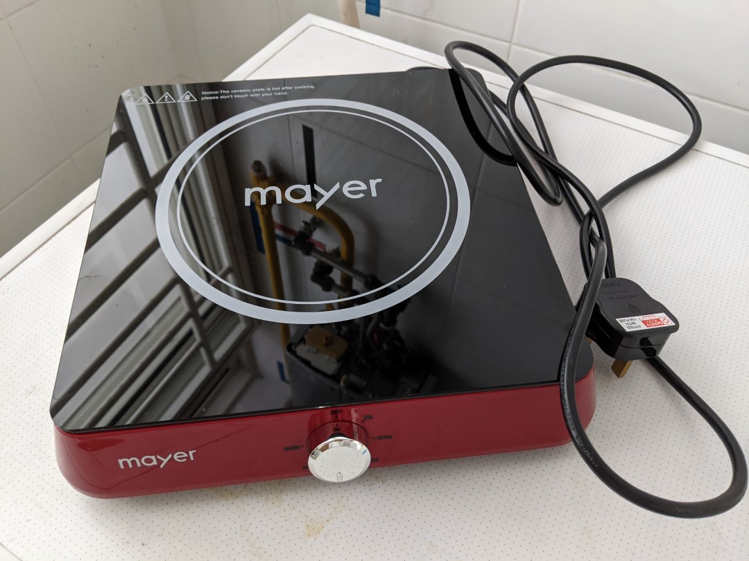 Mayer Induction Cooker MMIC1619, TV & Home Appliances, Kitchen ...