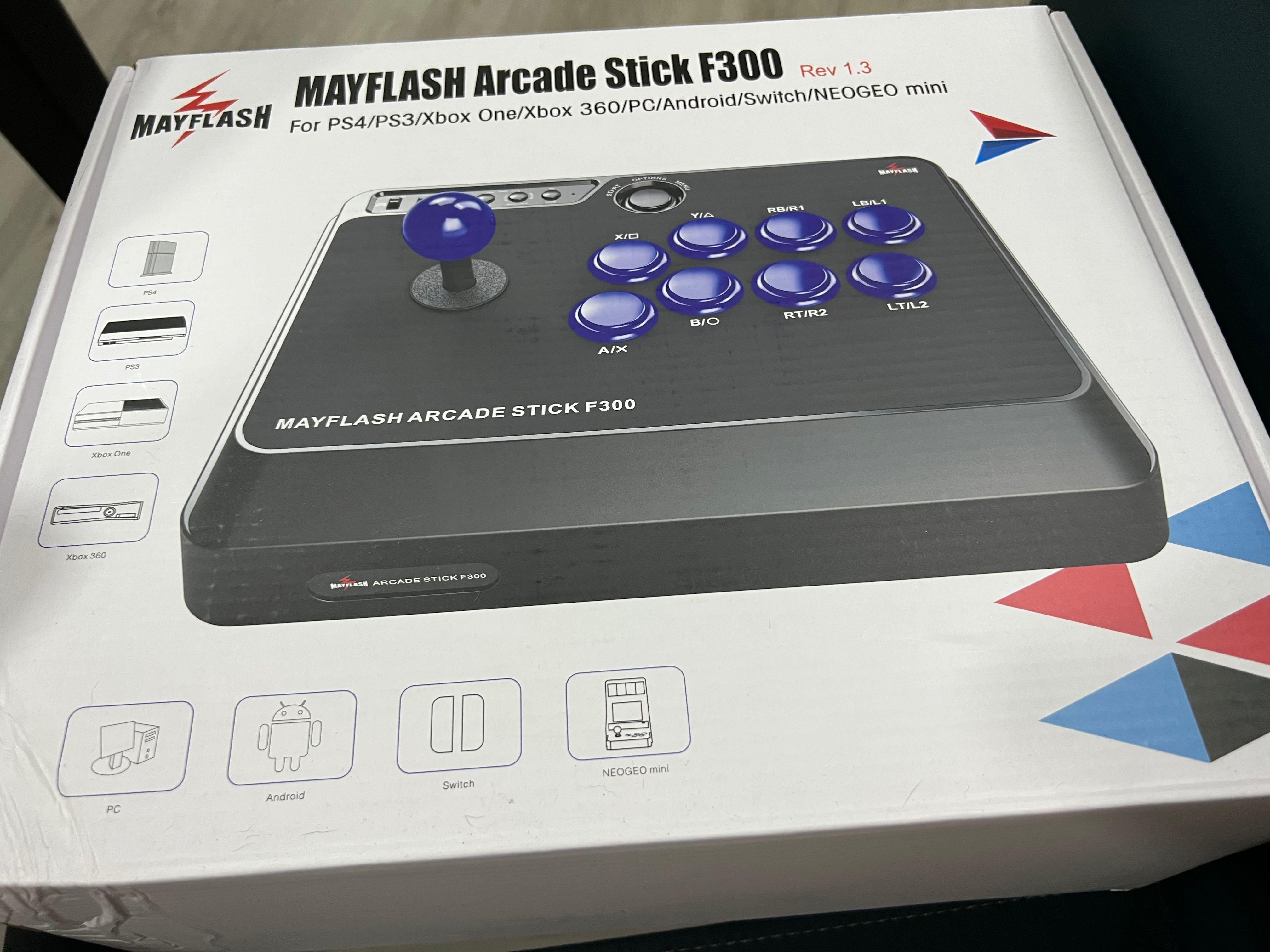 Mayflash F300 Arcade Stick ps4/xbox/ps/android, Video Gaming, Gaming ...