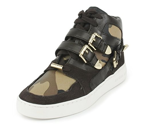 Michael Kors Robin Camou Hi Cut Sneaker, Women's Fashion, Footwear ...