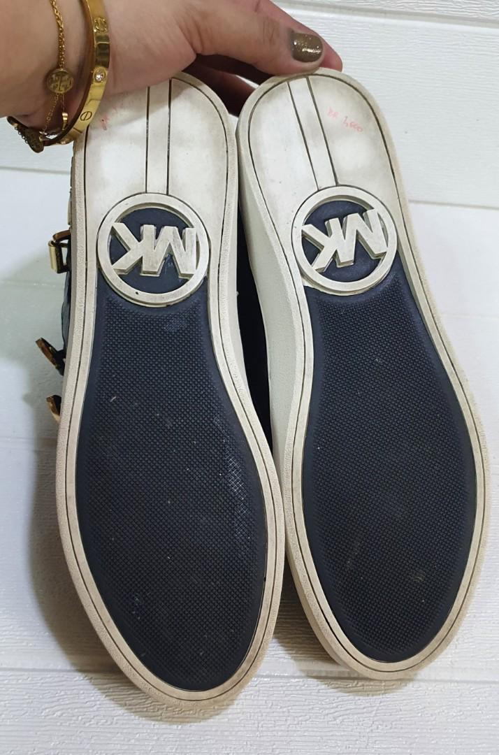 Michael Kors Robin Camou Hi Cut Sneaker, Women's Fashion, Footwear ...