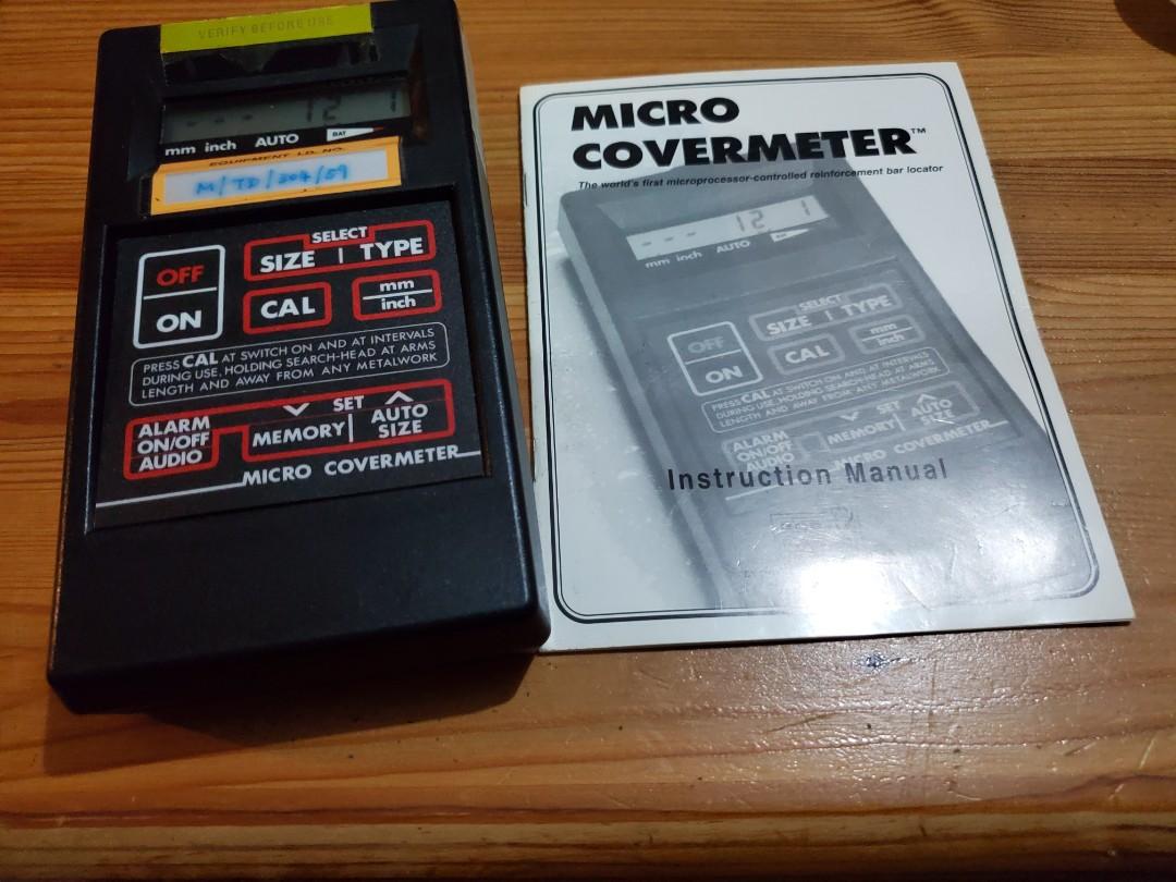 Micro Covermeter, Rebar locator, British made, 其他, 其他 - Carousell