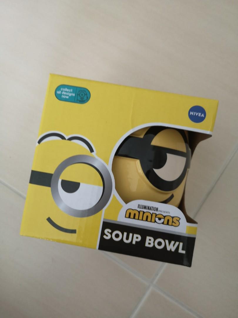 Minions Soup Bowl, Furniture & Home Living, Kitchenware & Tableware ...
