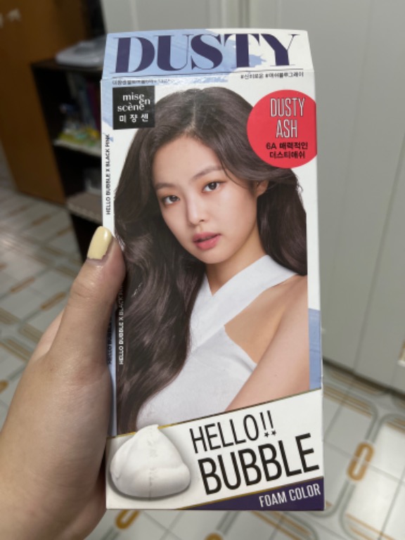 Mise En Scene Hello Bubble Foam Color Dye (Dusty Ash), Beauty ...