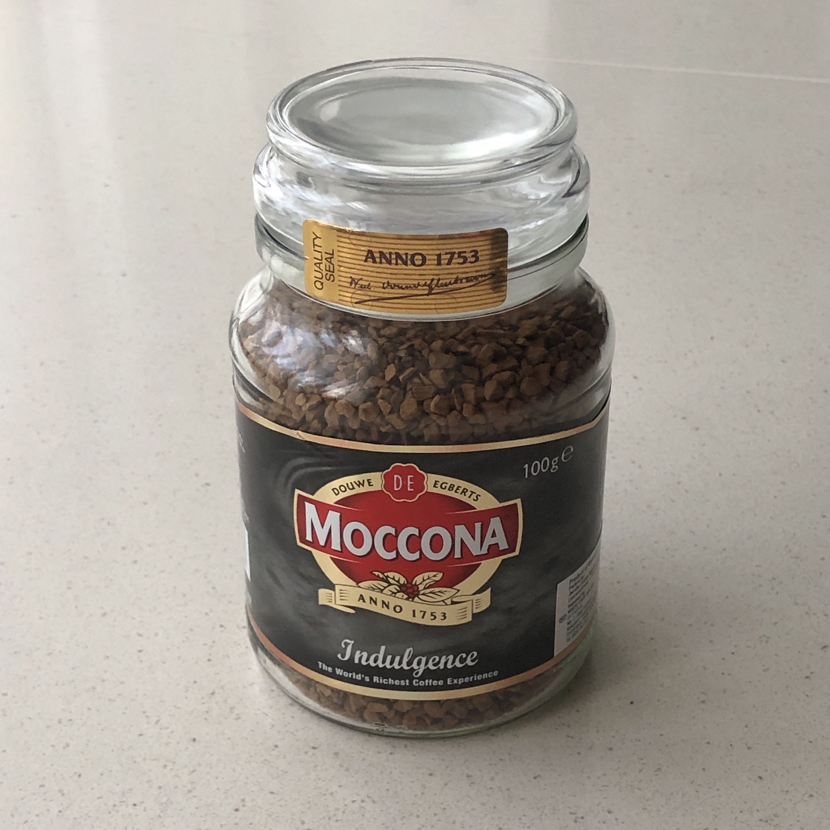 Moccona Instant Coffee Indulgence 100g, Food & Drinks, Packaged ...