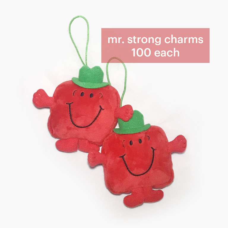 mr. men mister strong charms, Hobbies & Toys, Toys & Games on Carousell