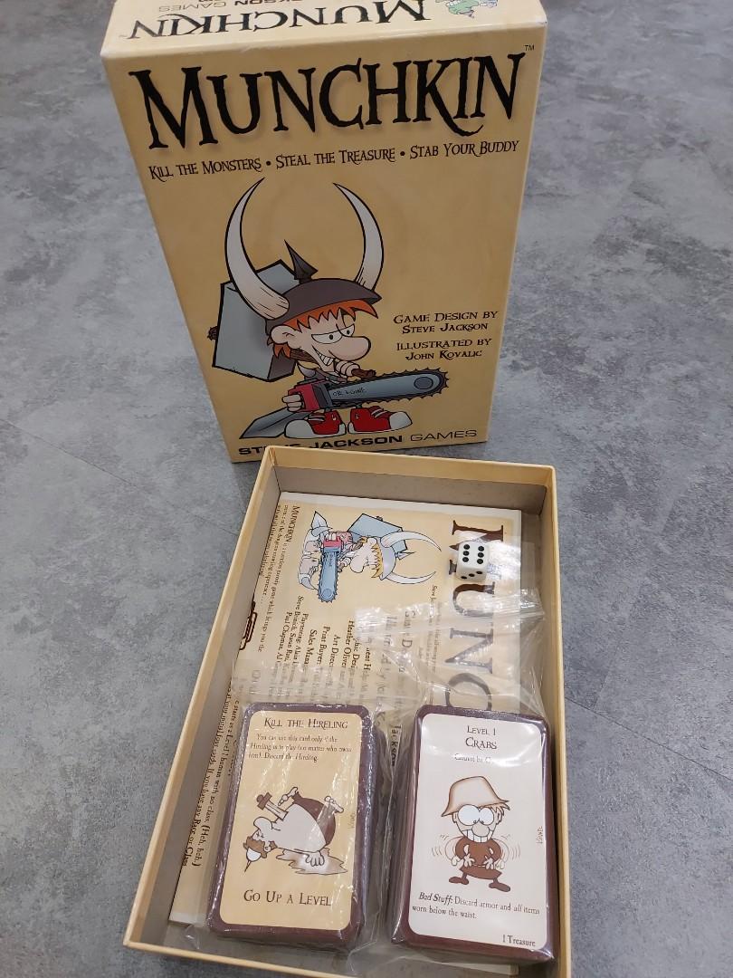 Munchkin Card Game, Hobbies & Toys, Toys & Games on Carousell