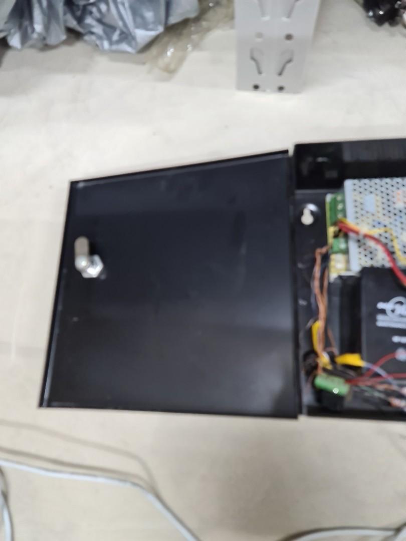 Mw mean well power supply unit glass door backup electricity box black ...
