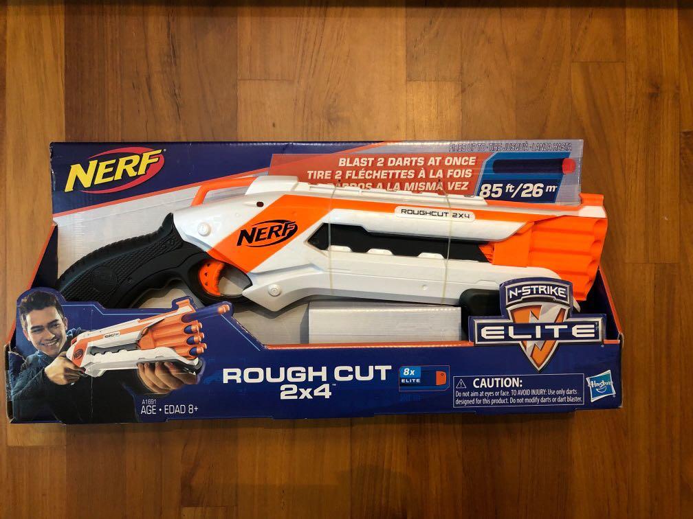 Nerf Gun Rough cut, Hobbies & Toys, Toys & Games on Carousell