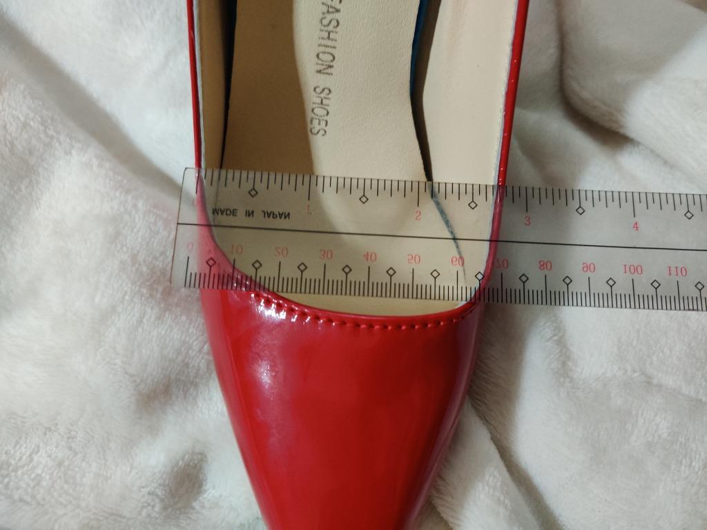 NEW Red 4 inch Stiletto High Heel Pointy-toe Pumps, Women's Fashion ...