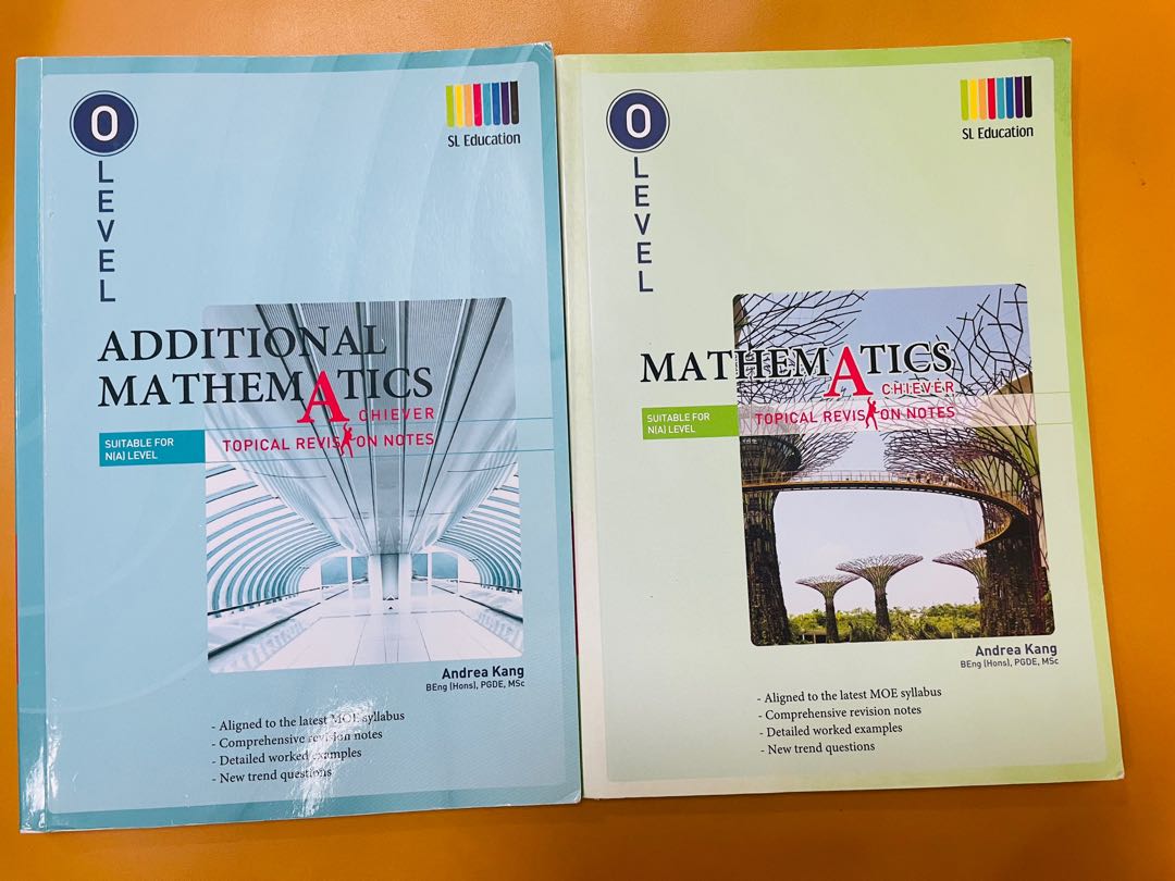 O Level A Math & E Math Achiever Topical Revision Notes, Hobbies & Toys ...