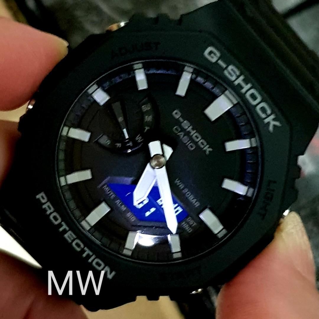Original Casio g shock tmj black ga2100 ga-2100 ga-2100-1a men's watch ...