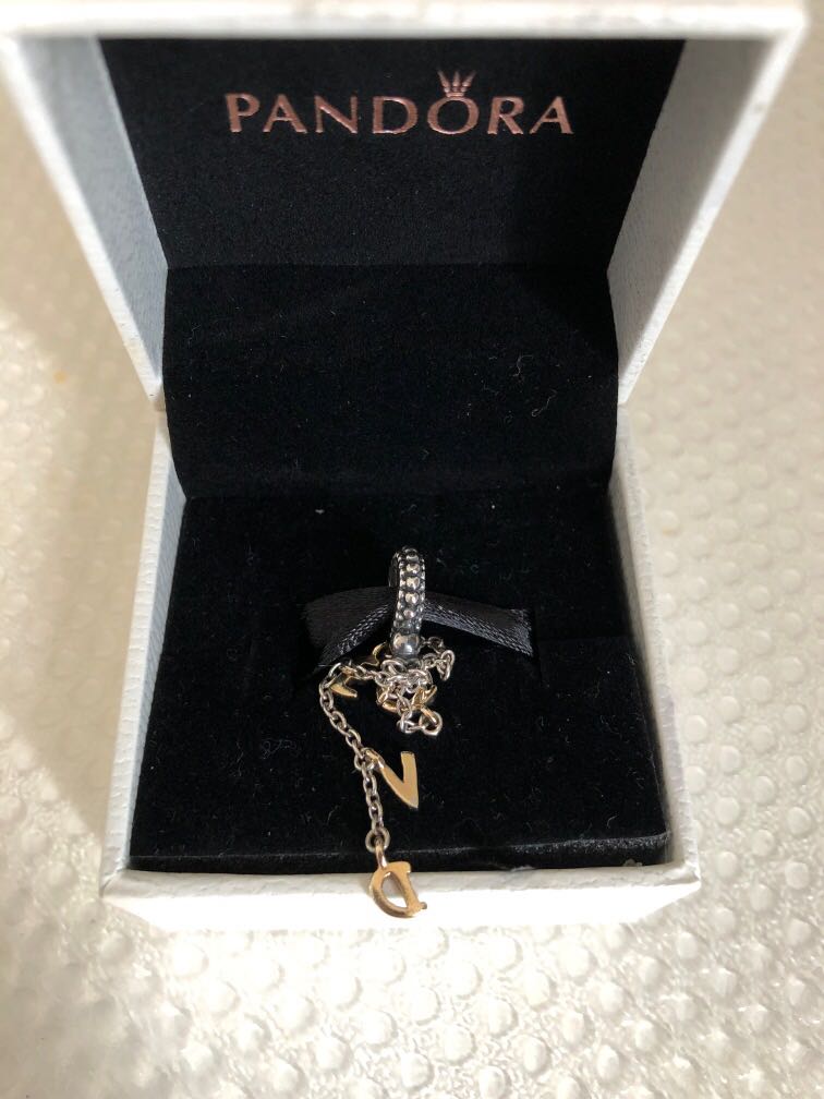 Pandora Loved script charm, Women's Fashion, Jewelry & Organisers ...