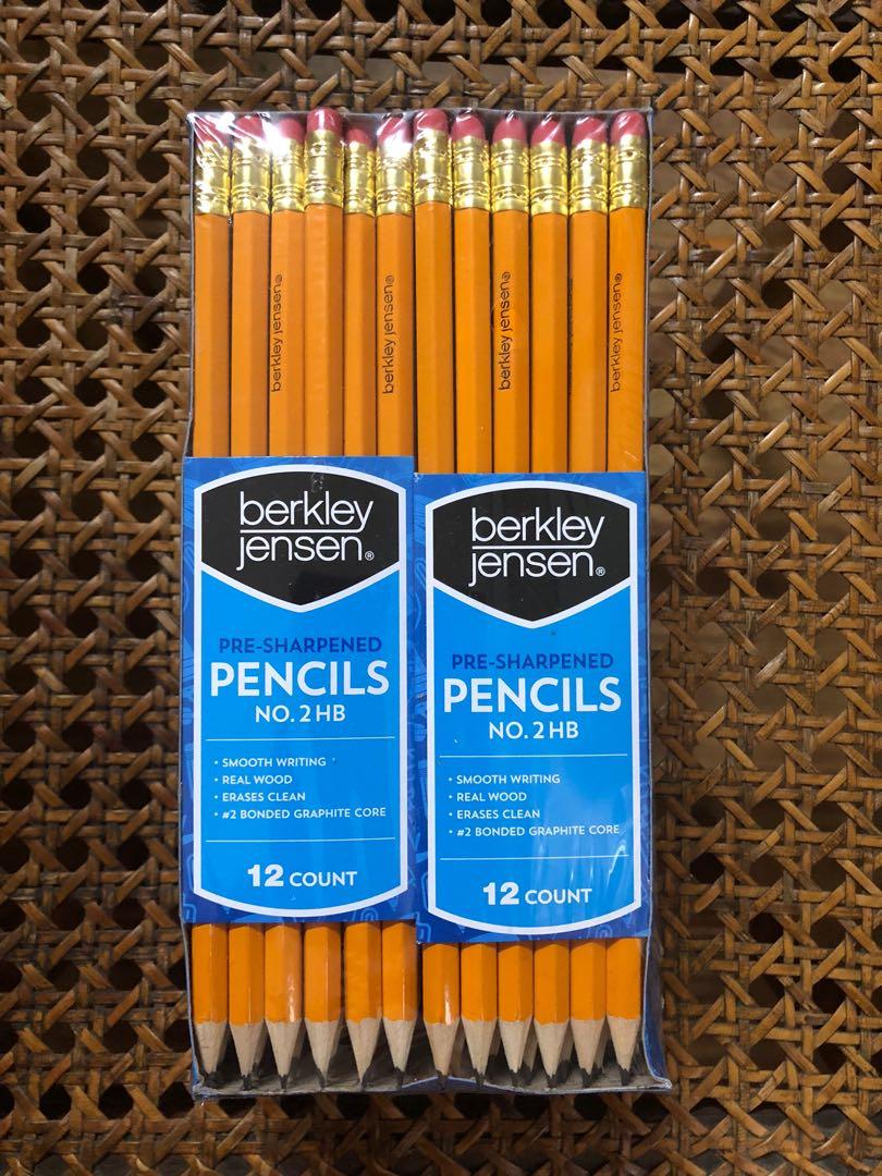 Pencil No. 2 HB Pre-sharpened 96pcs, Hobbies & Toys, Stationary & Craft ...